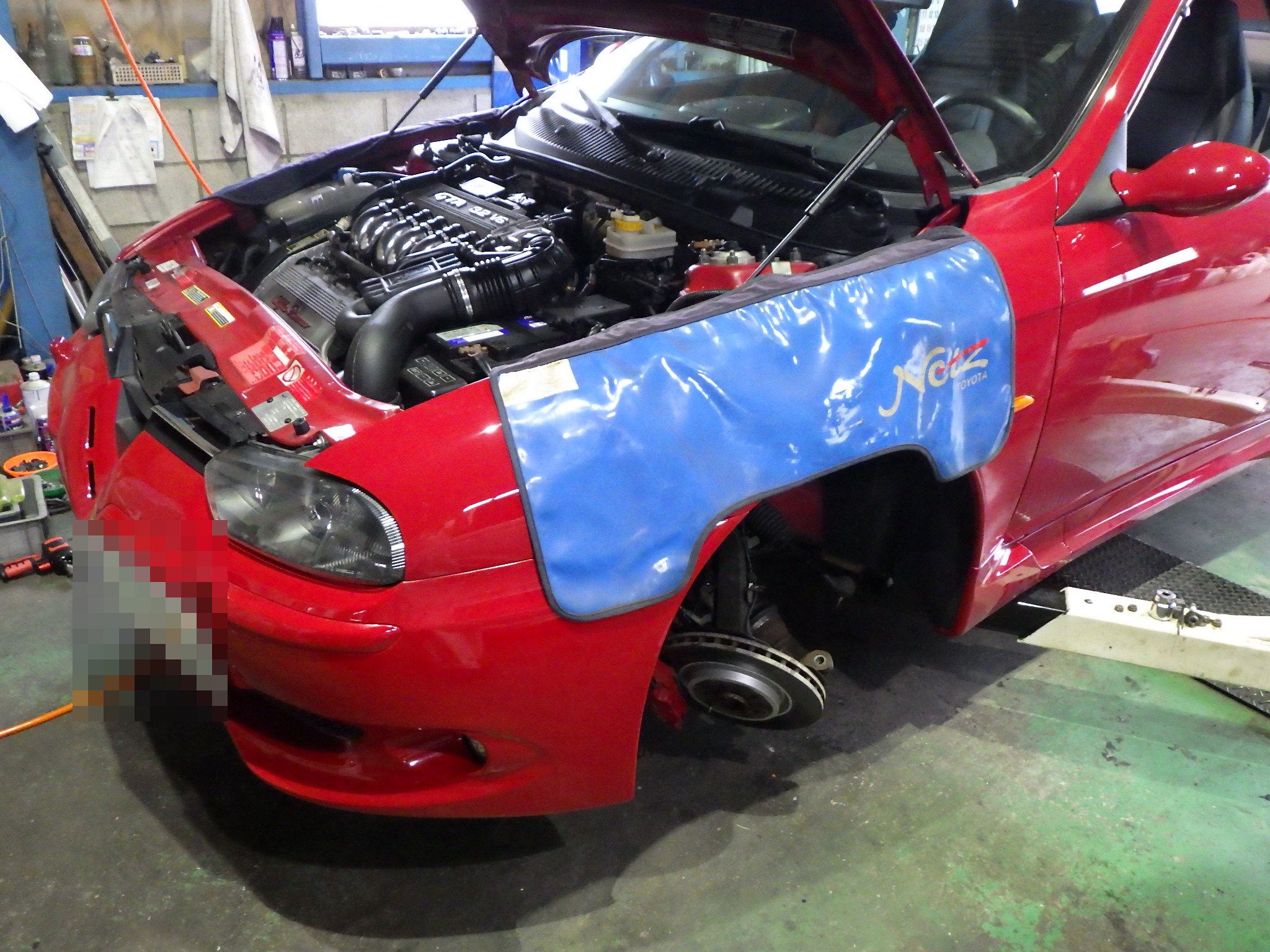 アルファロメオ156GTAのサス交換 | 輸入車の丁寧な修理ならMPI メサイアパーツインク 埼玉県所沢市