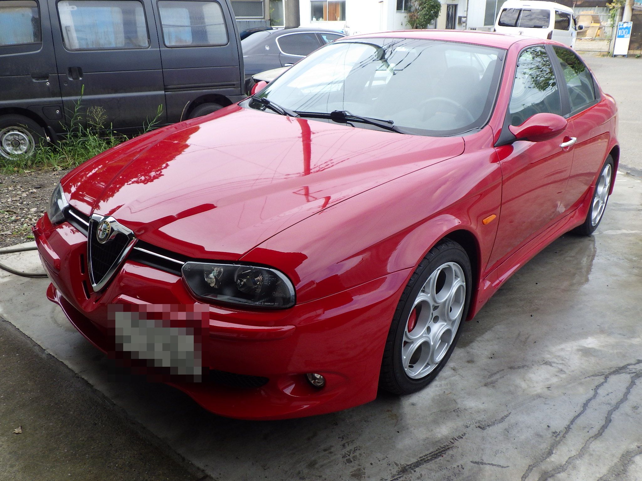 アルファロメオ156GTAのサス交換 | 輸入車の丁寧な修理ならMPI メサイアパーツインク 埼玉県所沢市