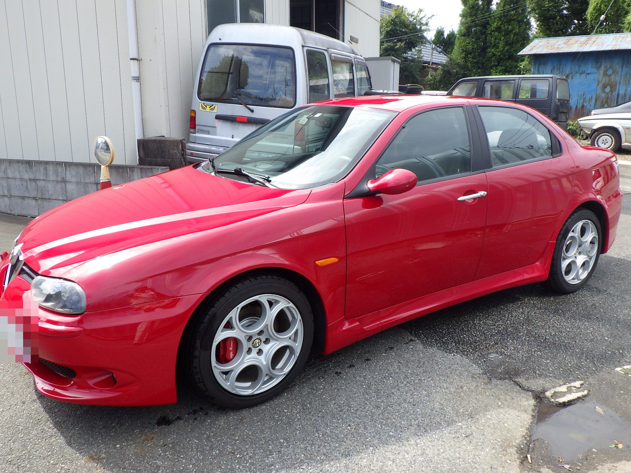 アルファロメオ156GTAのサス交換 | 輸入車の丁寧な修理ならMPI メサイアパーツインク 埼玉県所沢市