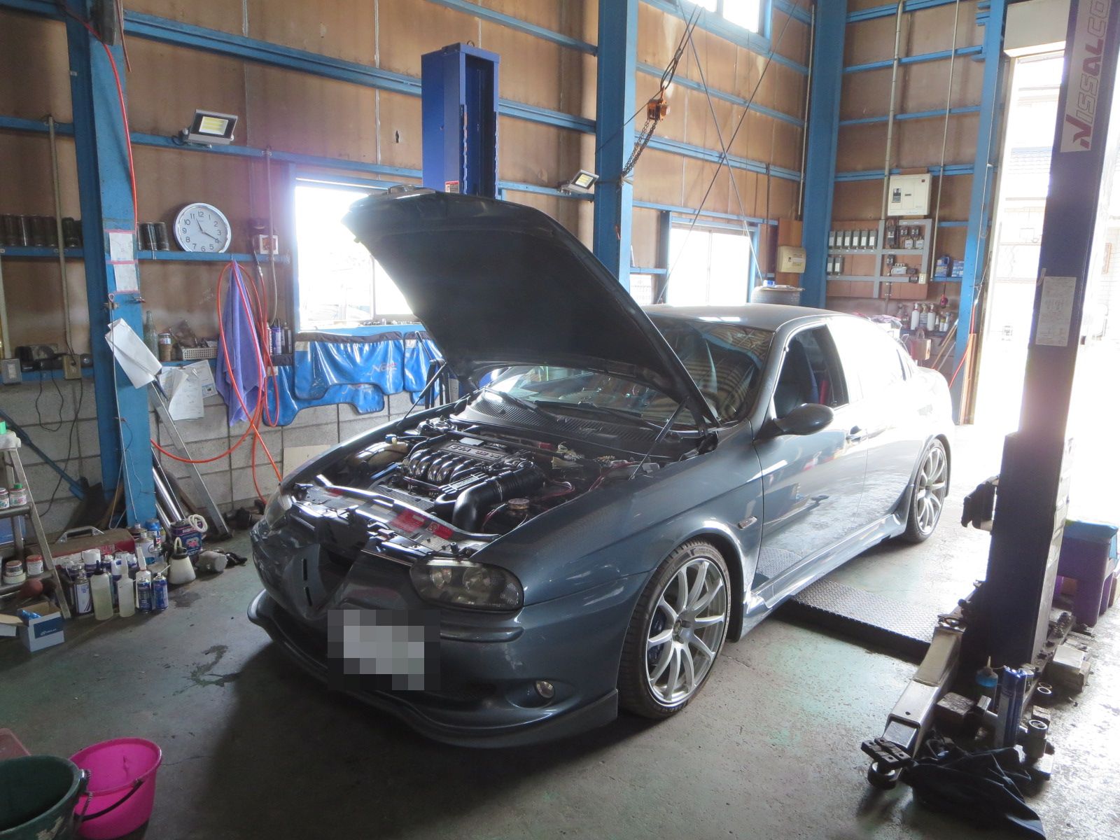 アルファロメオ156GTAの車検整備 | 輸入車の丁寧な修理ならMPI メサイアパーツインク 埼玉県所沢市